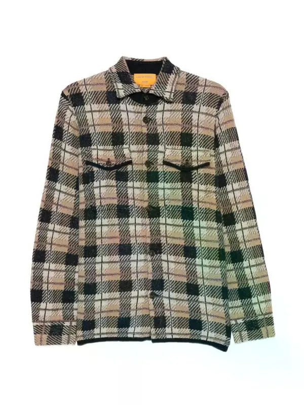 Guest In Residence Check-pattern Overshirt