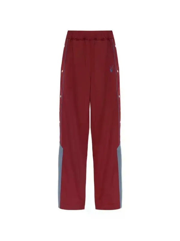 Off-White Logo-embroidered Press-stud Track Pants