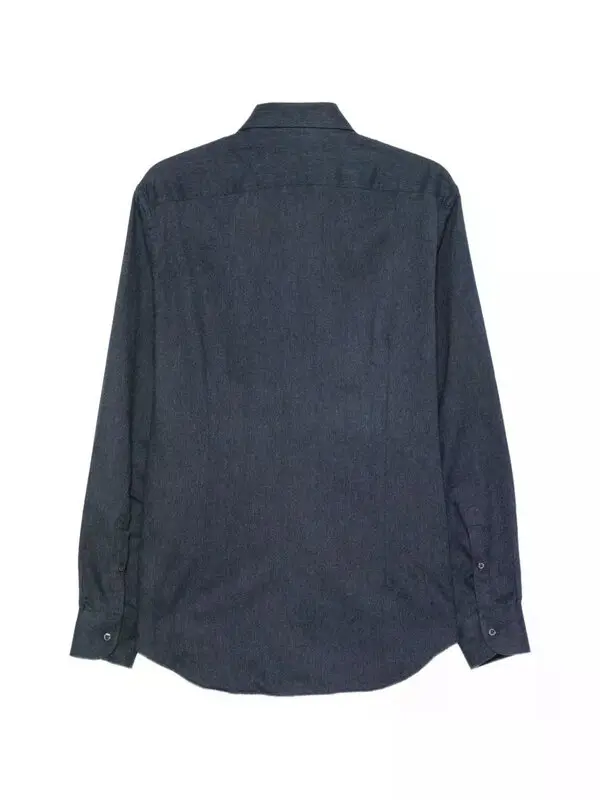 Corneliani Spread-collar Button-down Shirt