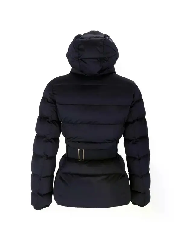 Elisabetta Franchi Belted Hooded Jacket