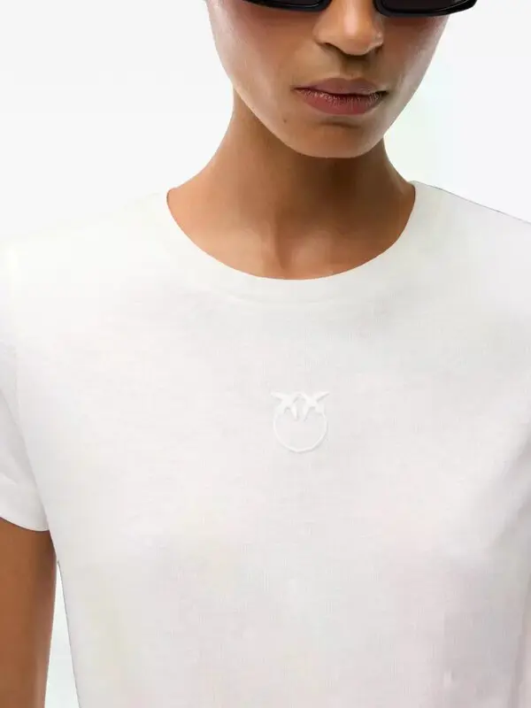 Pinko T-shirt With Love Birds Logo