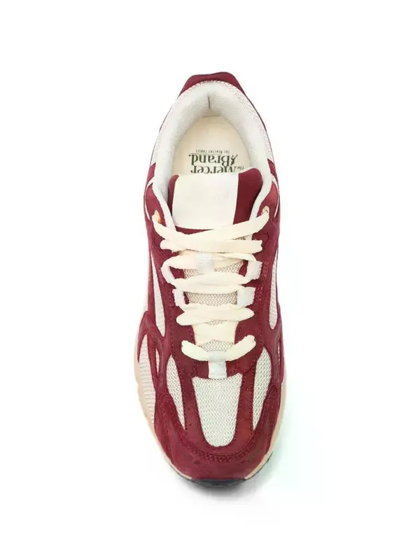 THE MERCER BRAND The Re-run Panelled Sneakers - Red