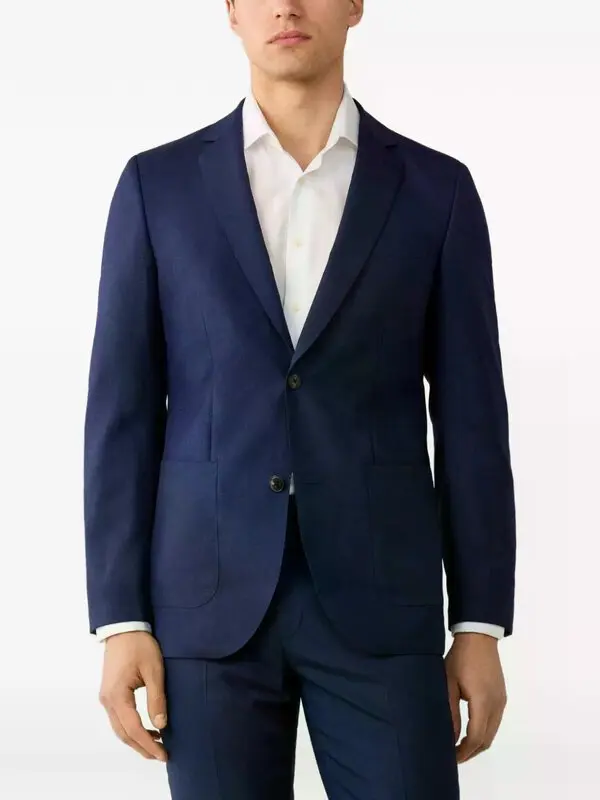 HACKETT  Rustic Tropical Single-breasted Wool Suit