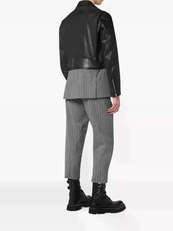 Moschino Unstructured Nappa-leather Biker Jacket