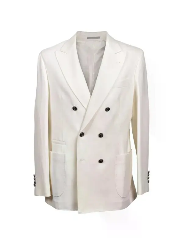 Brunello Cucinelli Double-breasted Blazer - Neutrals
