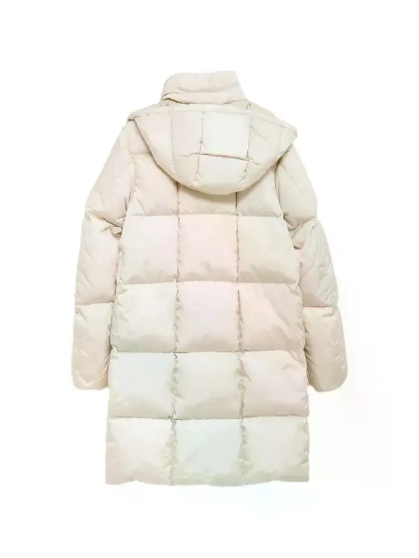 Moncler Little Square Quilted Hooded Coat