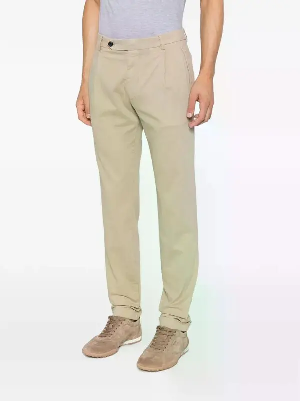 BERWICH Pleated Straight-leg Trousers