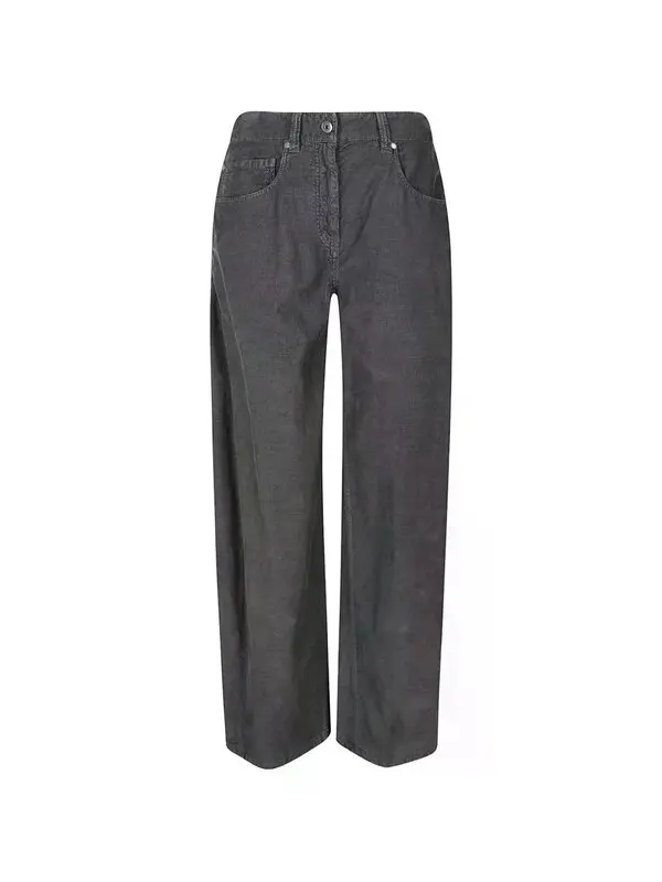 Brunello Cucinelli Corduroy Wide-leg Trousers