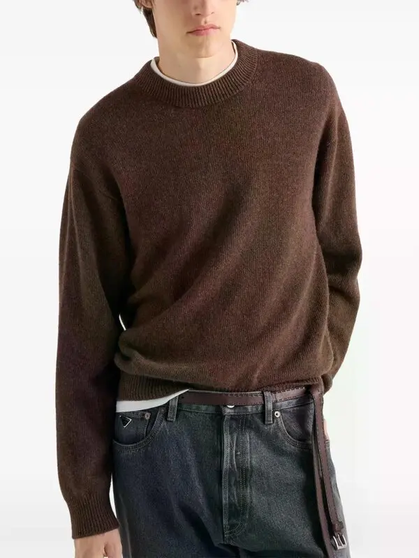 Prada Re-cashmere Crew-neck Sweater