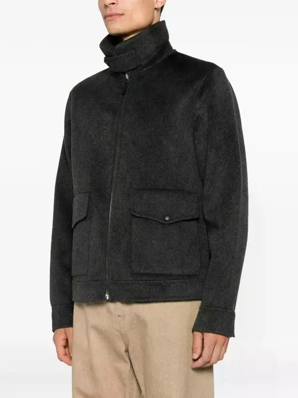 Aspesi Funnel-neck Flap-pocket Jacket