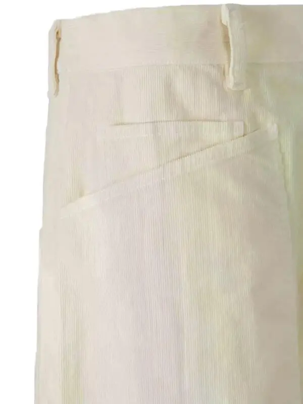 NILI LOTAN Corduroy Panelled Trousers - Neutrals