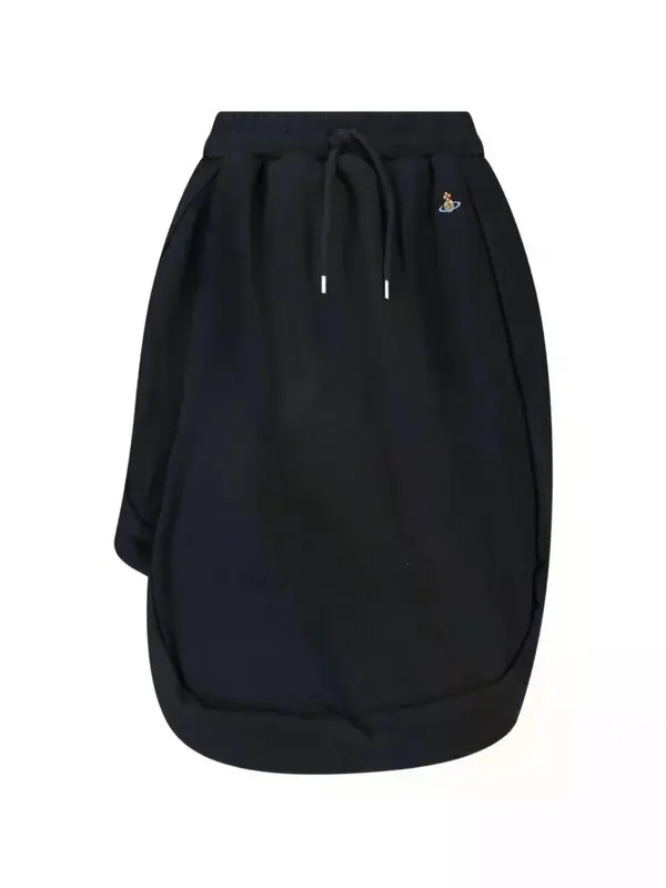 VIVIENNE WESTWOOD Zingara Orb-embroidered Drawstring Midi Skirt