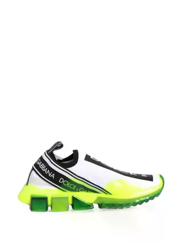 Dolce & Gabbana Sorrento Logo-print Sneakers - White