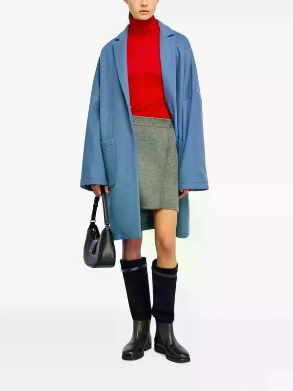 SEMICOUTURE Sigmund-lapels Patch-pockets Coat