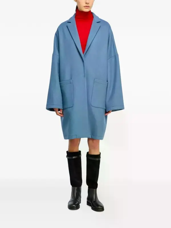 SEMICOUTURE Sigmund-lapels Patch-pockets Coat