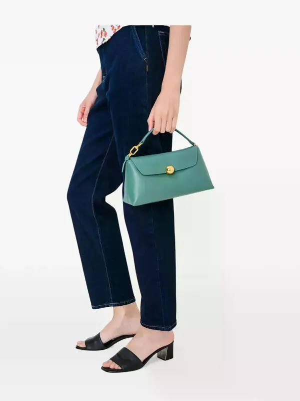 Furla Sfera Leather Shoulder Bag - Green