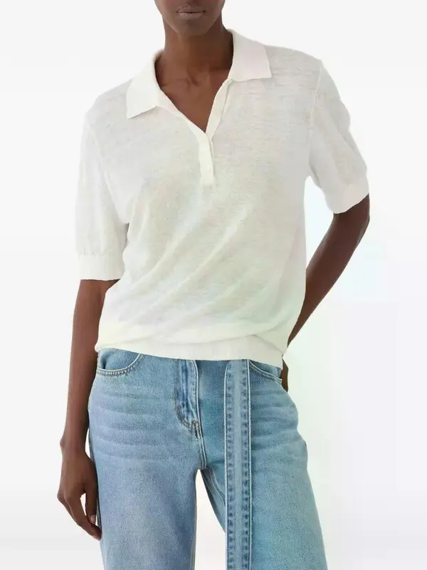 ELEH Short-sleeve Polo Shirt - Neutrals