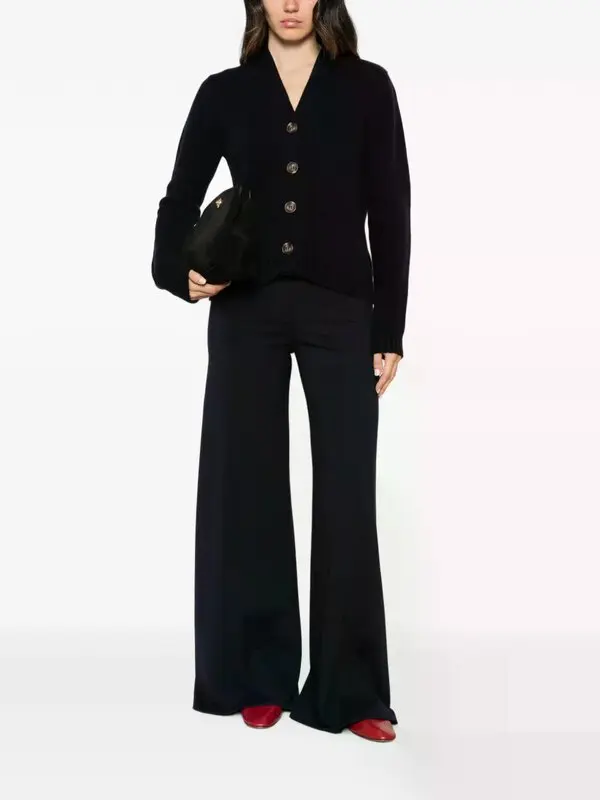 Liviana Conti Wide-leg Tailored Trousers - Blue