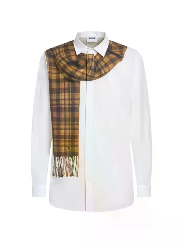 Moschino Printed Cotton-poplin Shirt