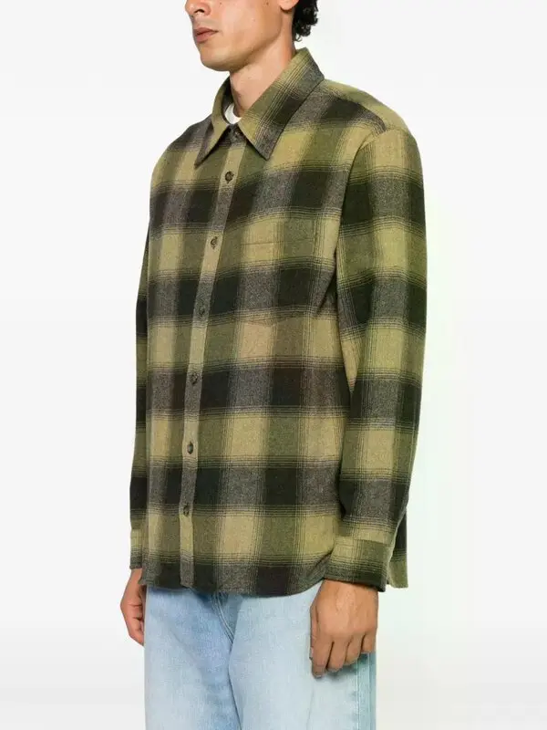 A.p.c. Check-pattern Button-up Shirt