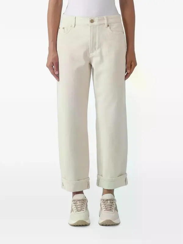 Max Mara Straight-leg Turn-up Jeans