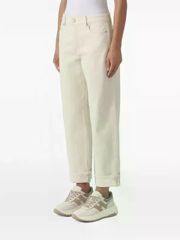 Max Mara Straight-leg Turn-up Jeans