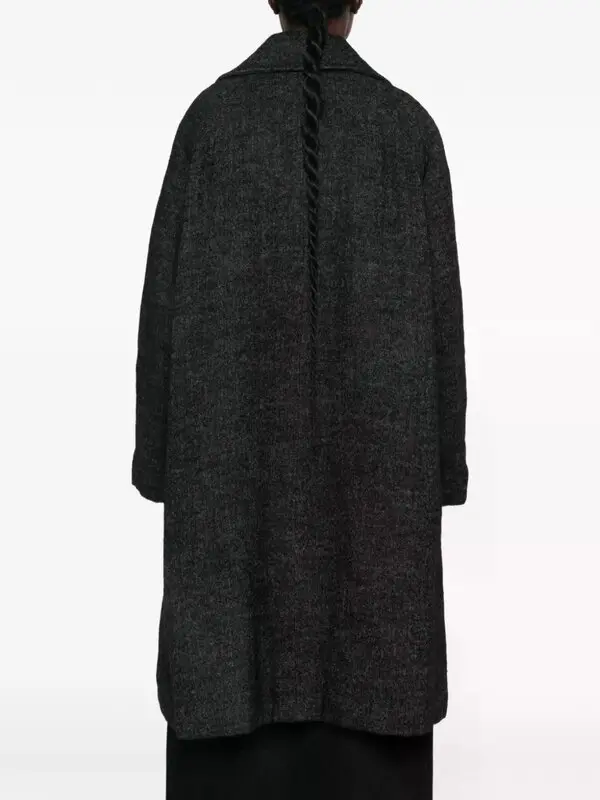Soh Floral-applique Single-breasted Coat