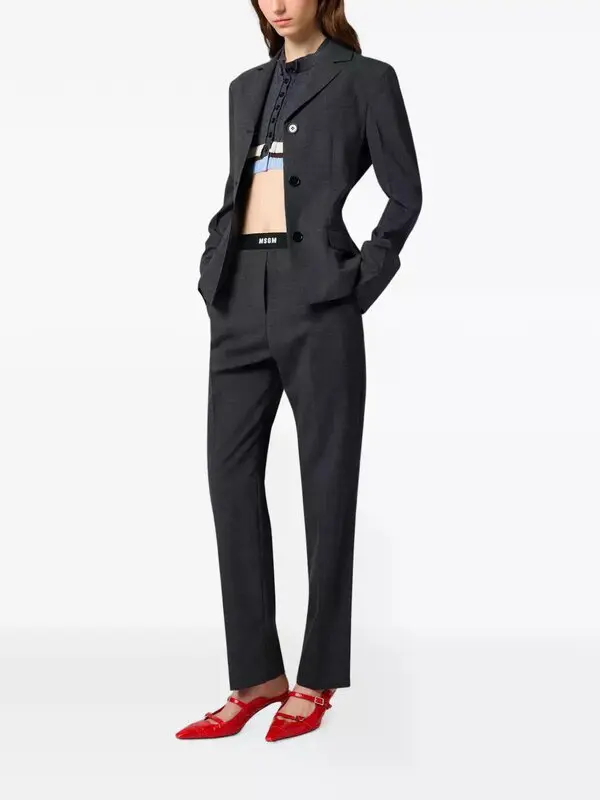 MSGM Single-breasted Blazer