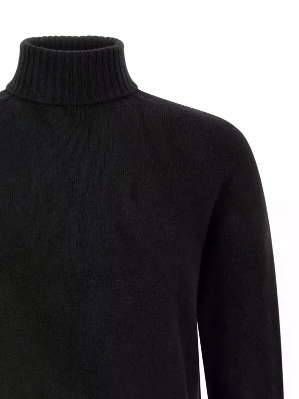 MA'RY'YA Raglan-sleeve Side-slit Sweater