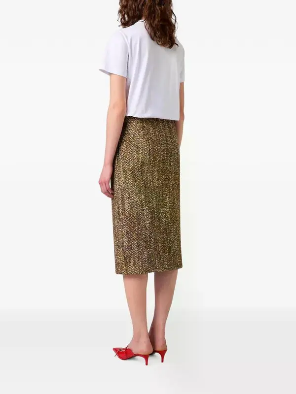 MSGM Pencil Midi Skirt