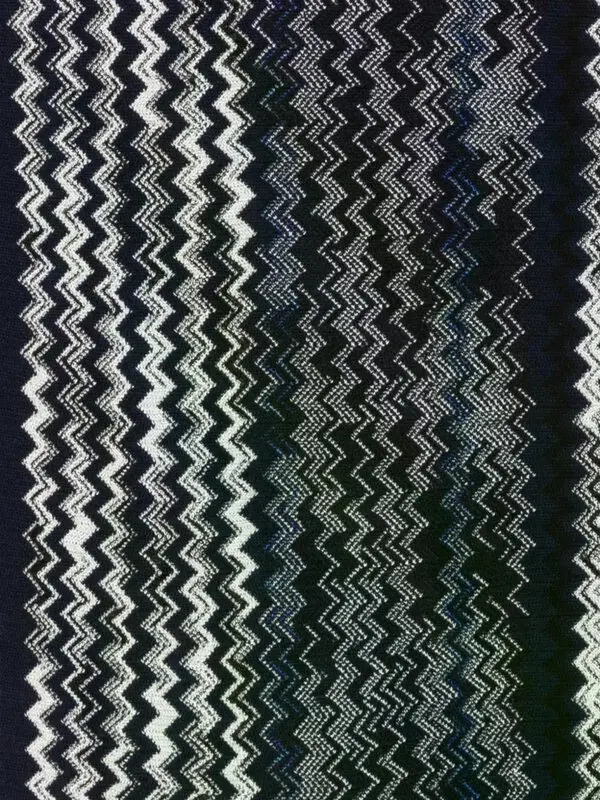 Missoni Zigzag-knit Fringed Scarf