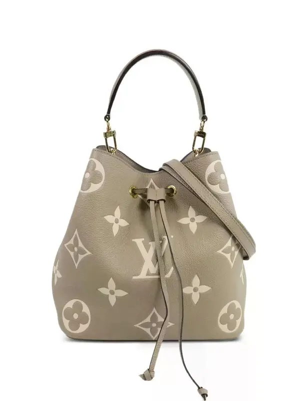LOUIS VUITTON Monogram Empreinte Neo Noe Tote Bag - Grey
