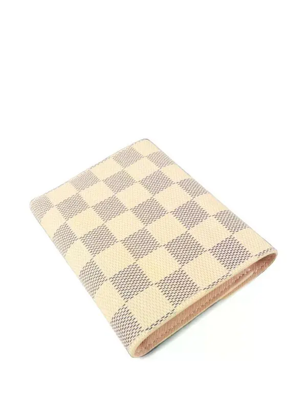 LOUIS VUITTON Victorine Damier Azur Patterned Wallet - Neutrals