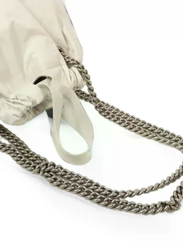 Balenciaga Small Crush Tote Bag - White