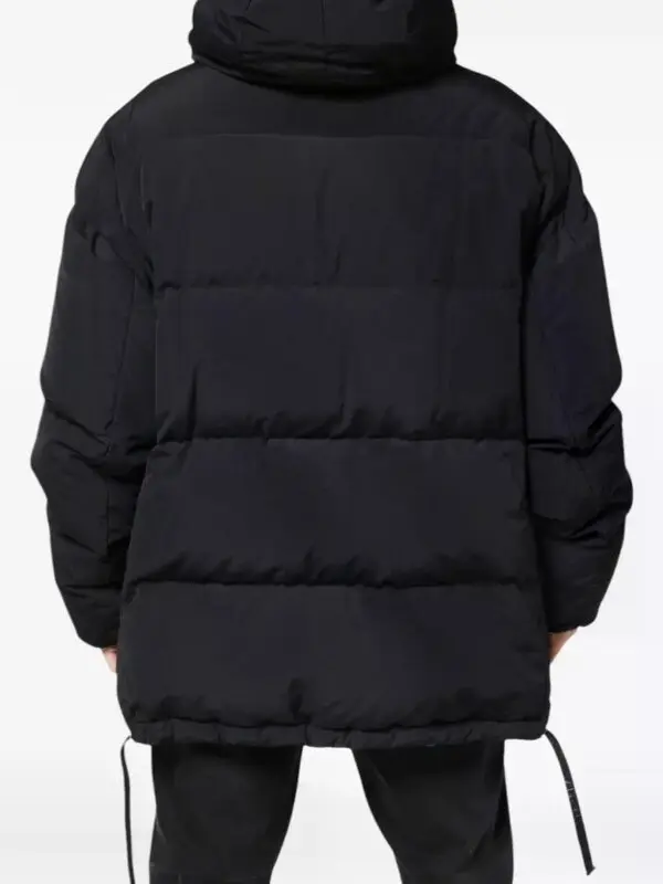 Dolce & Gabbana Logo-plaque Hooded Coat