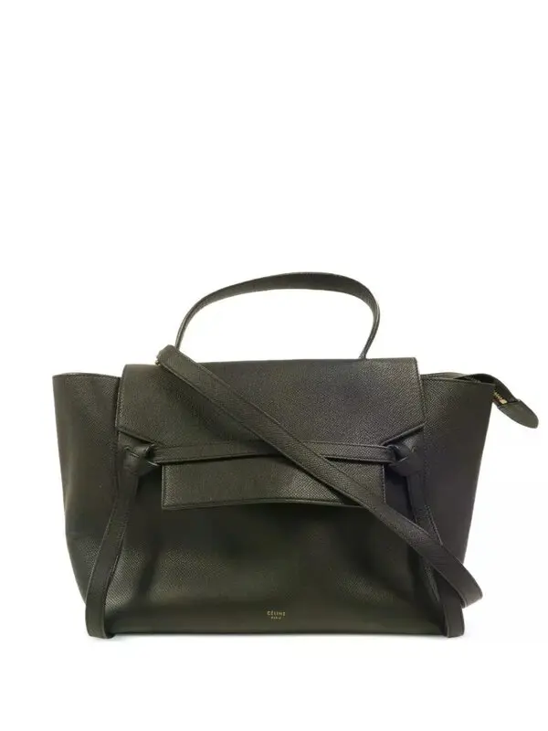 Celine Mini Belt 2 Way Tote Bag - Black