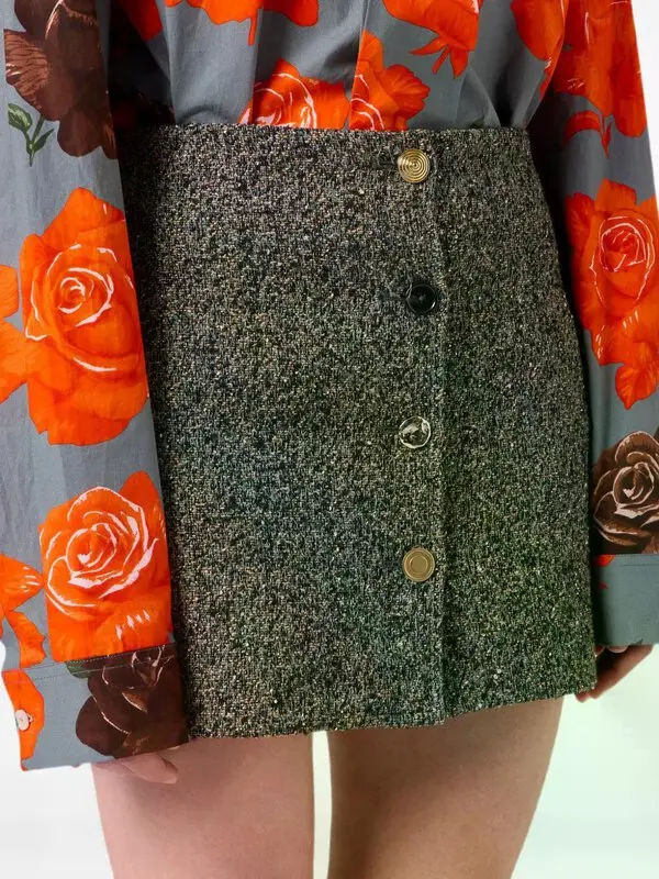 MSGM Button-down Mini Skirt