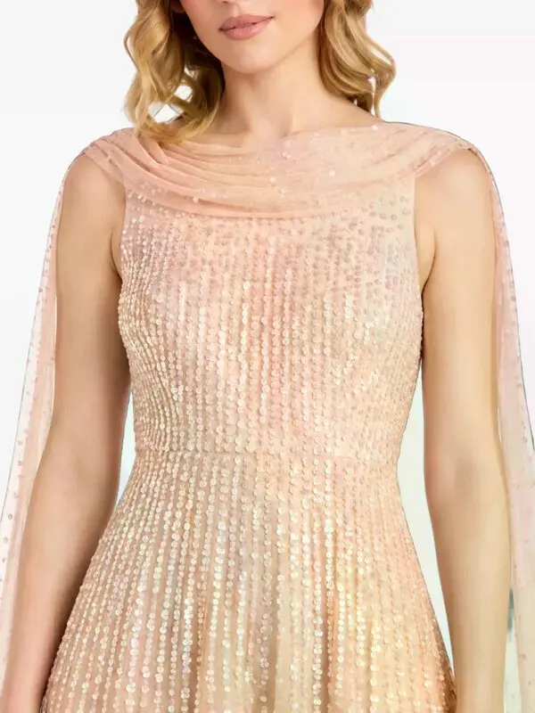 NEEDLE & THREAD Moonlight Sequin-embellished Maxi Gown
