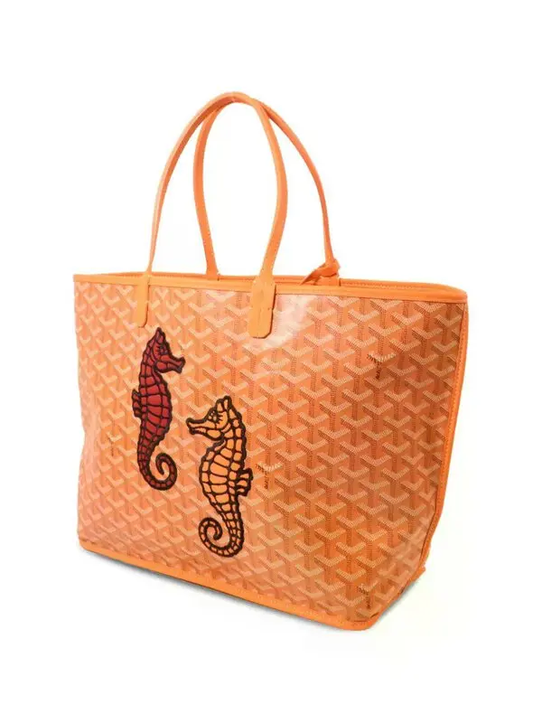 Goyard Pm Anjou Seahorse-patch Tote Bag