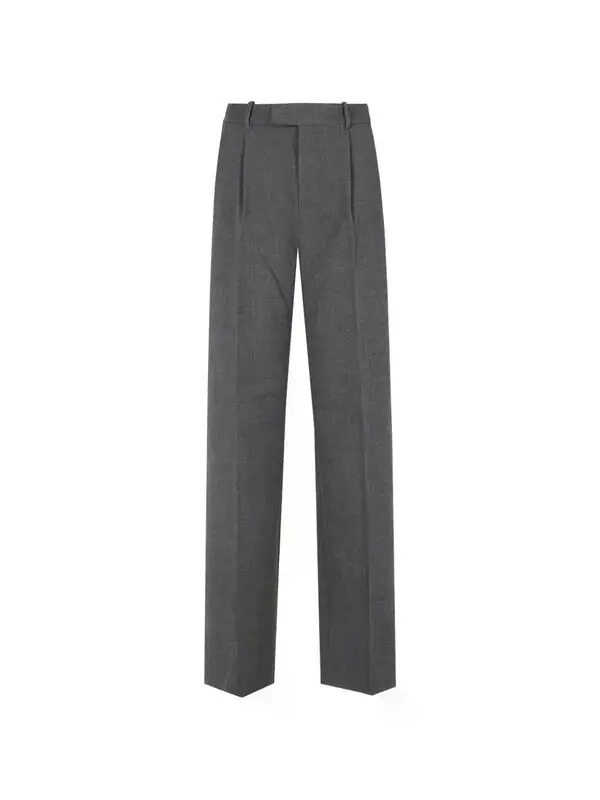 SELF-PORTRAIT Pleated Straight-leg Trousers
