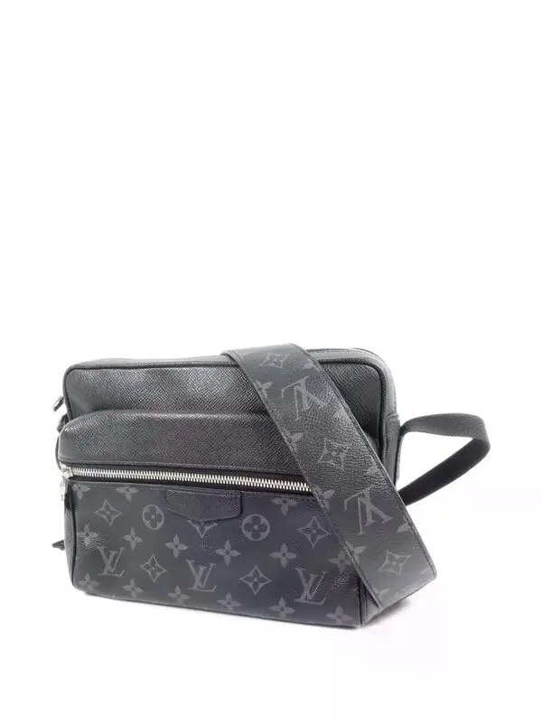 LOUIS VUITTON Outdoor Monogram Eclipse Messenger Bag - Black