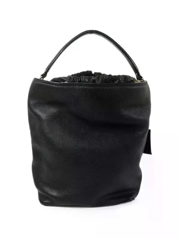 Burberry Ashby Drawstring Bucket Bag - Black