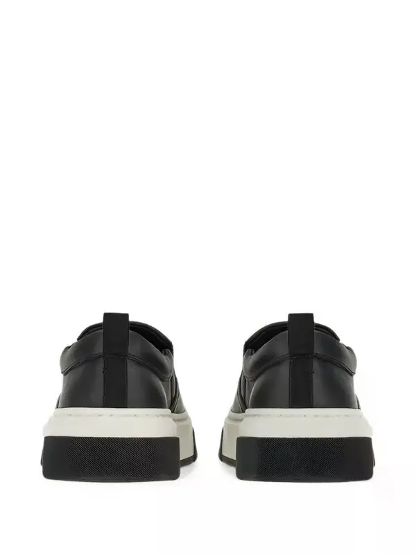FERRAGAMO Logo-print Leather Sneakers