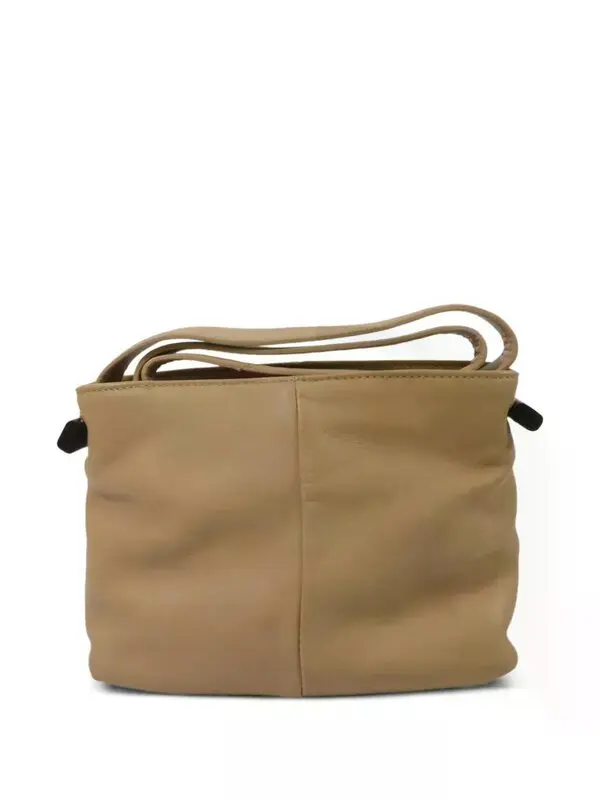 Loewe Wood-detail Cross Body Bag - Neutrals