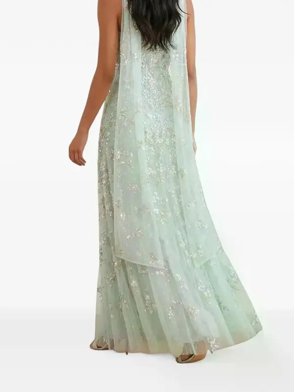 NEEDLE & THREAD Forget-me-not Strapless Maxi Dress