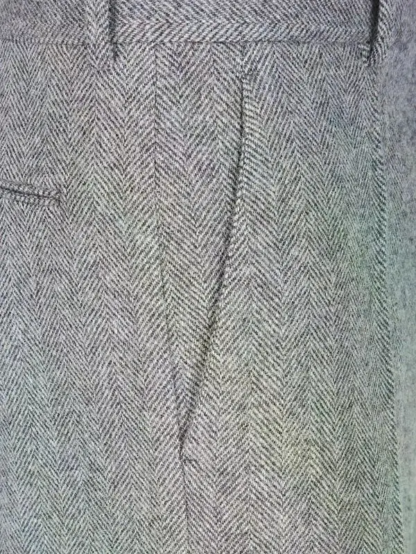 MAISON MARGIELA Herringbone-pattern Trousers