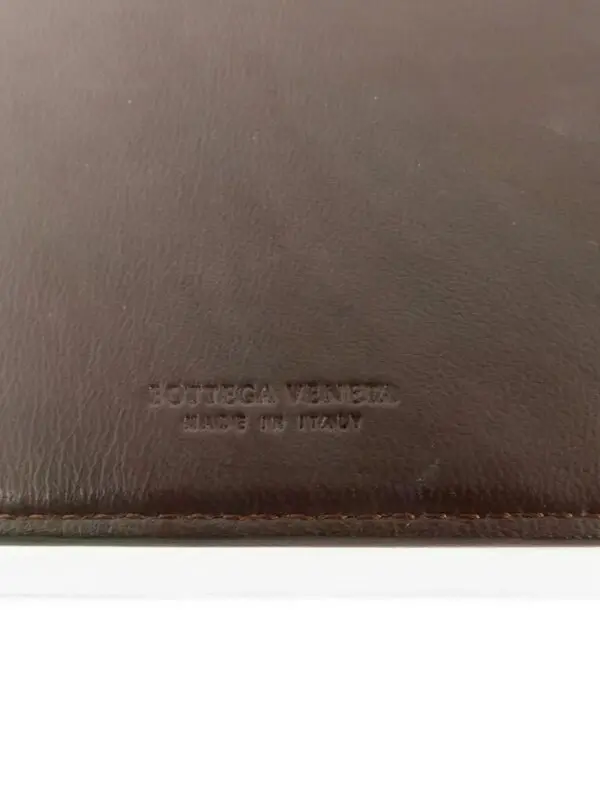 Bottega Veneta Intrecciato Leather Passport Case