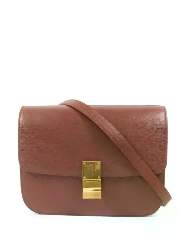 Celine Classic Box Shoulder Bag - Brown