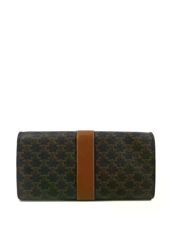 Celine Triomphe Canvas Long Wallet
