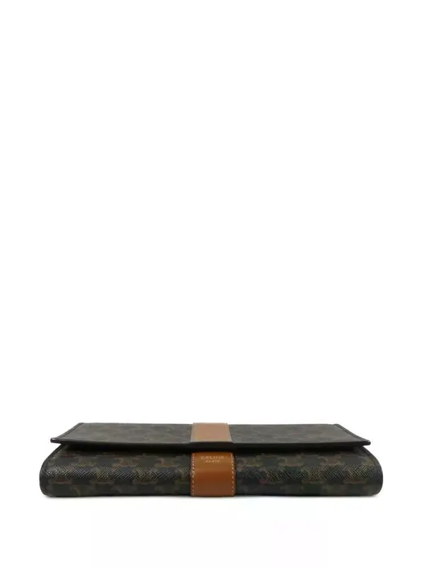 Celine Triomphe Canvas Long Wallet